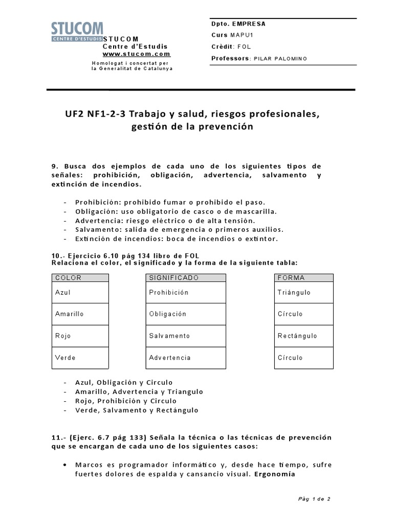 ACT05 | PDF | Equipo de protección personal | Relaciones laborales