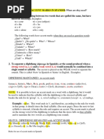 Spanish Accentuation Rules Explained | PDF | Stress (Linguistics ...