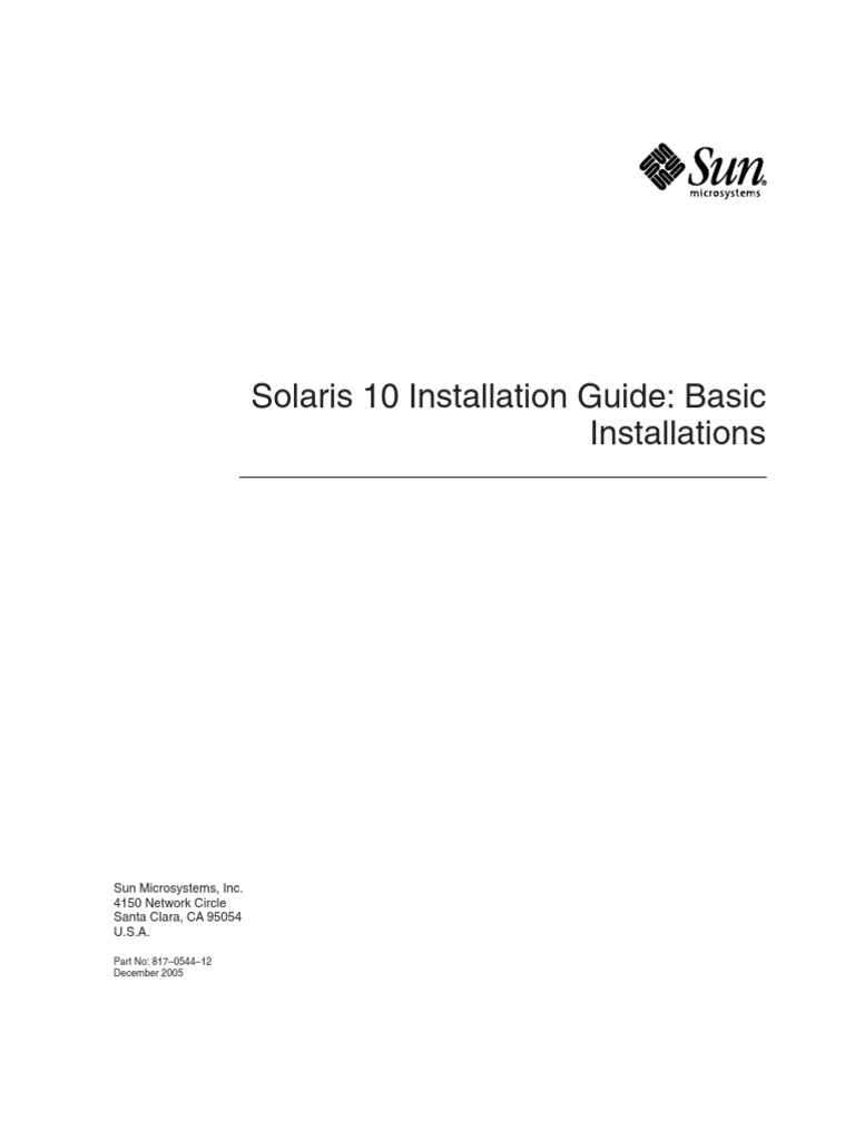 Solaris 10 Installation Guide: Basic Installations | PDF | Domain Name ...