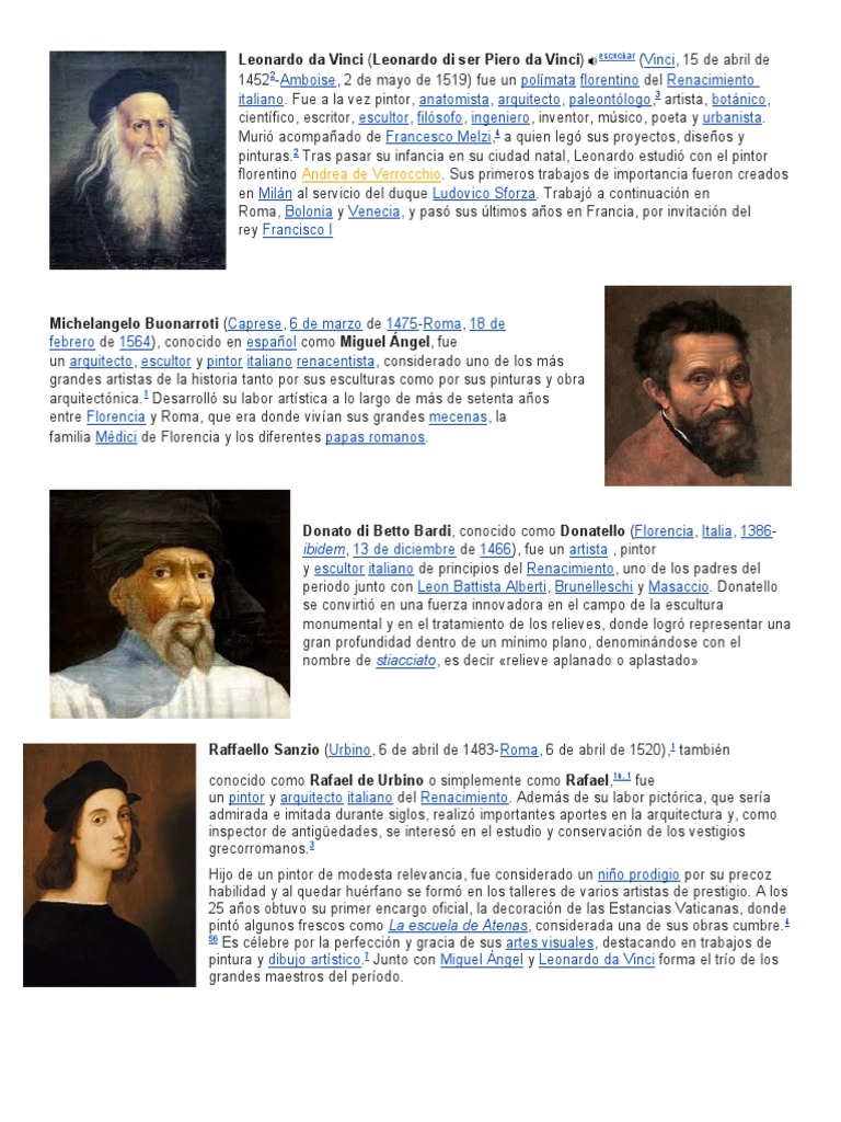 Leonardo Da Vinci | PDF | Leonardo Da Vinci | Renacimiento