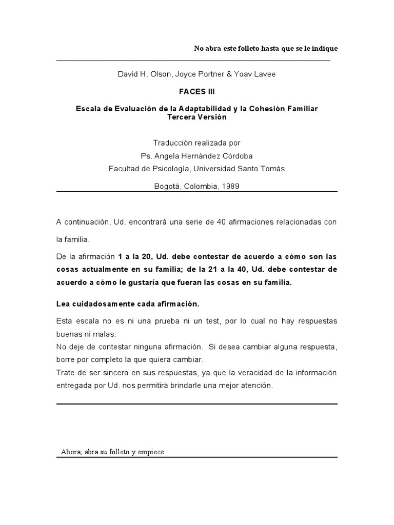 Test Faces III | PDF