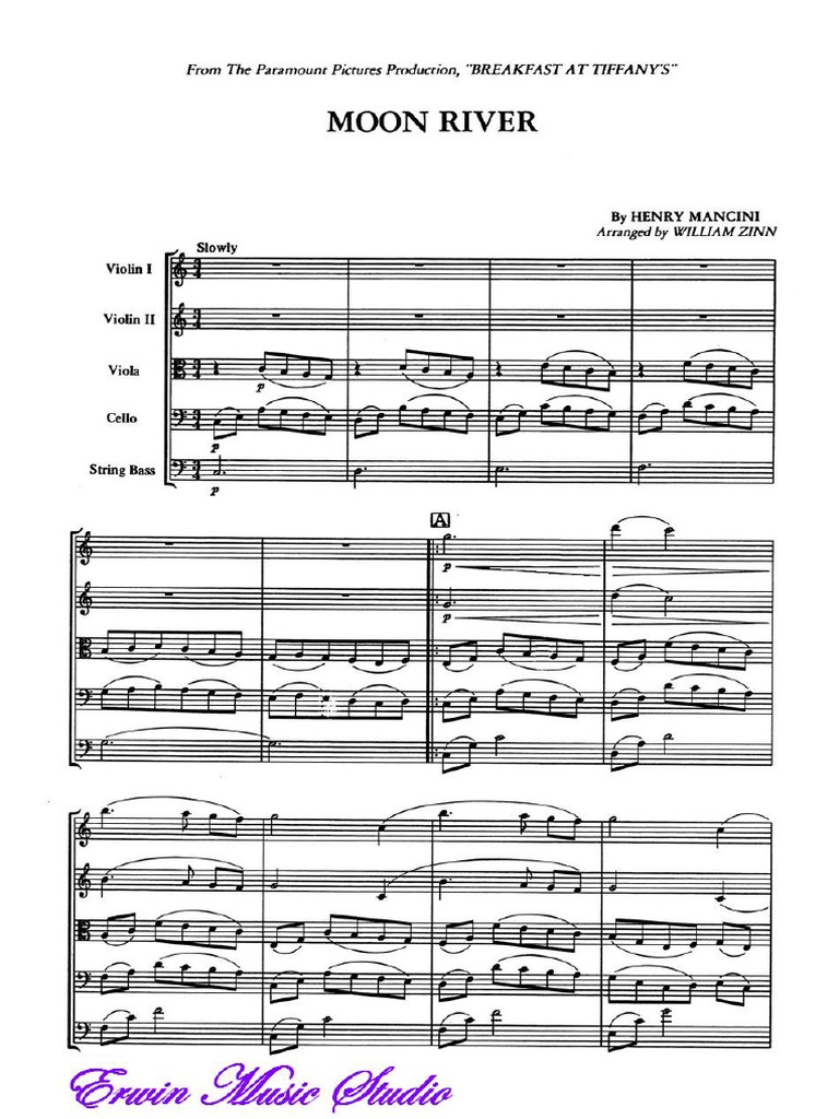 Moon River String Quartet | PDF