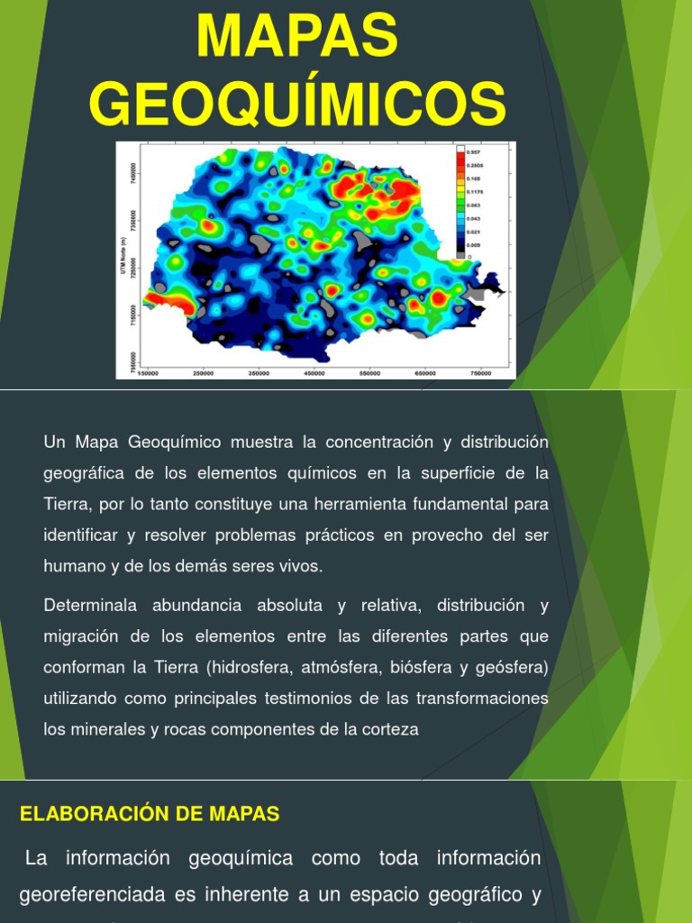 Mapas geoquímicos: herramienta clave para la exploración mineral | PDF ...