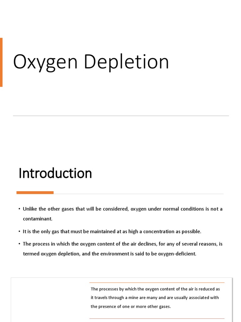 Oxygen Depletion | PDF | Respiratory System | Breathing