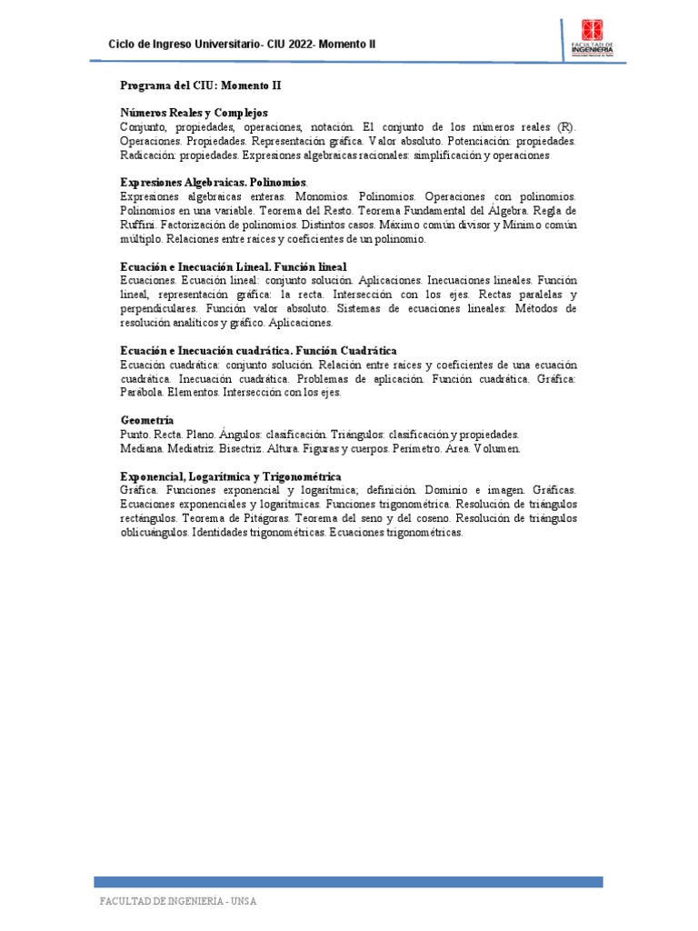 Programa Ciu 2022 | PDF