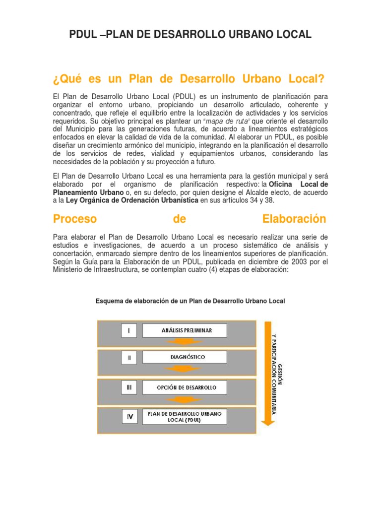 PDUL | PDF | Planificación | Planificación urbana
