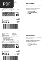 Guía de Envío DHL: Ejemplo y Rastreo | PDF | México