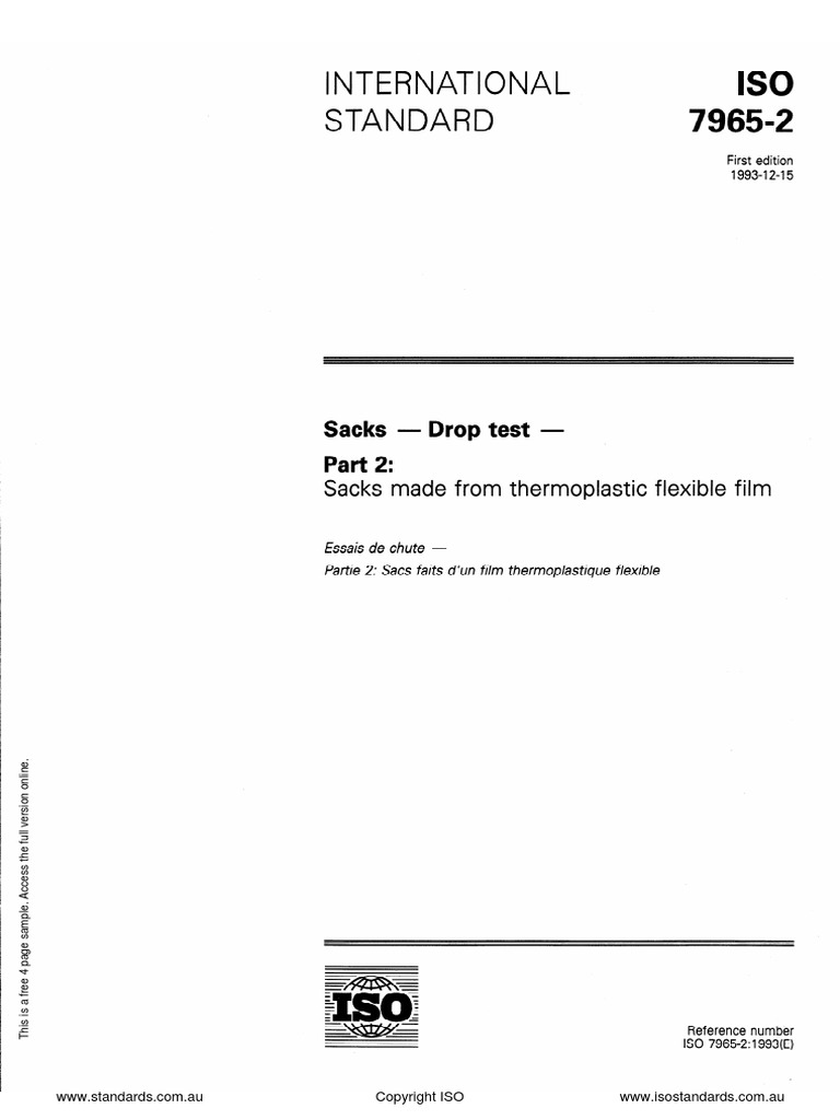 Iso 7965 - 2 | PDF | International Organization For Standardization