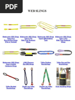 Webbing Sling Load Chart | PDF | Graphic Design | Qualia
