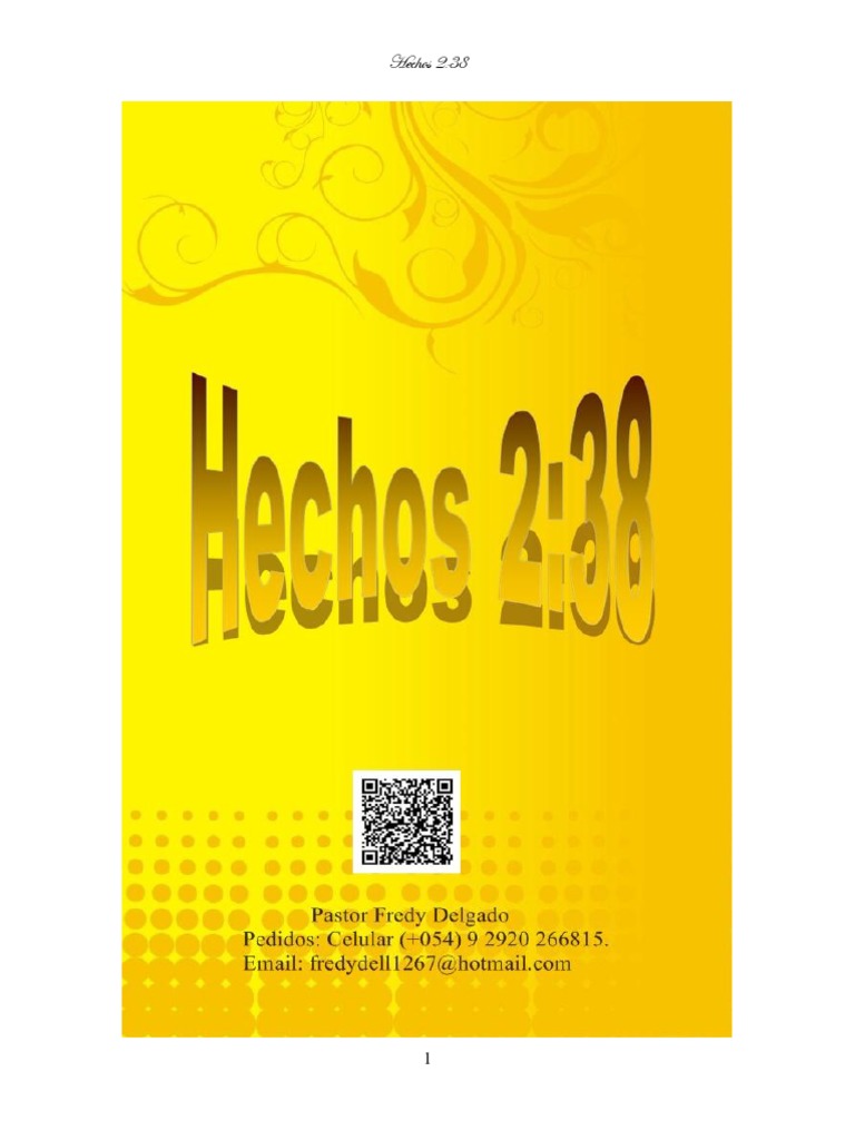 Hechos 2,38 | PDF | Jesús | Bautismo