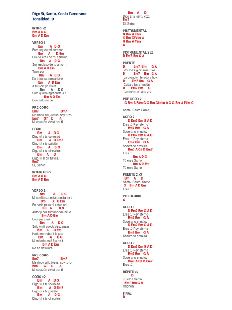 Digo Sí | PDF