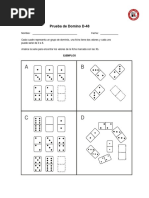 Test Dominos 48D Completo | PDF