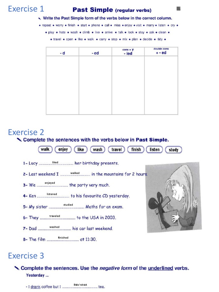 3rd Activity (Past Simple) | PDF