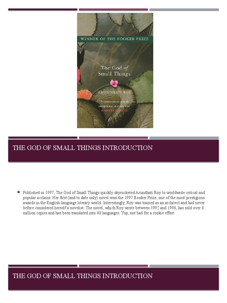 The God of Small Things | PDF