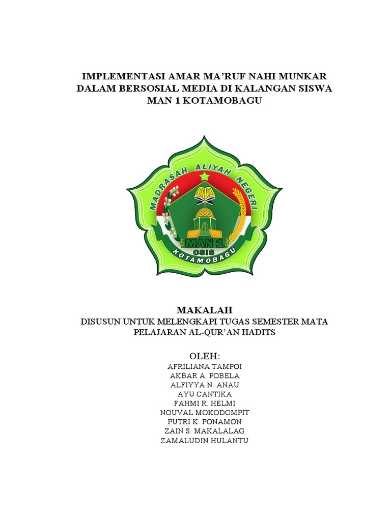Implementasi Amar Ma'Ruf | PDF | Ilmu Sosial