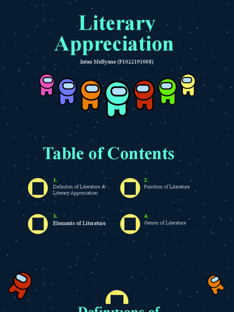 What's Literary Appreciation | PDF | Folklore | Narration