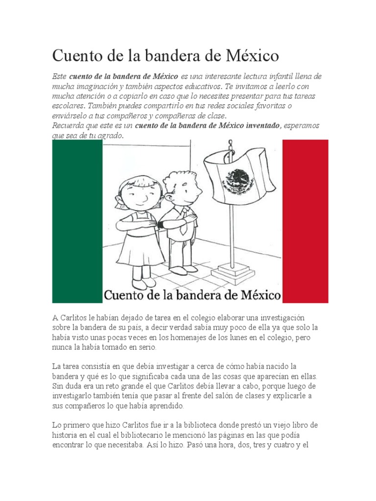 Cuento de La Bandera de México | PDF