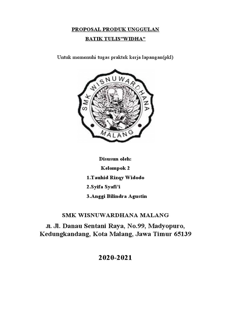 Proposal Batik | PDF