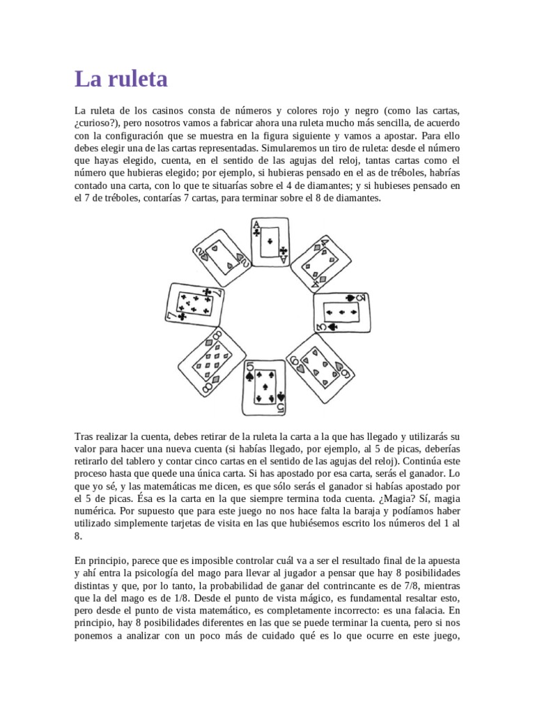 La Ruleta | PDF | Ruleta | Juego de azar