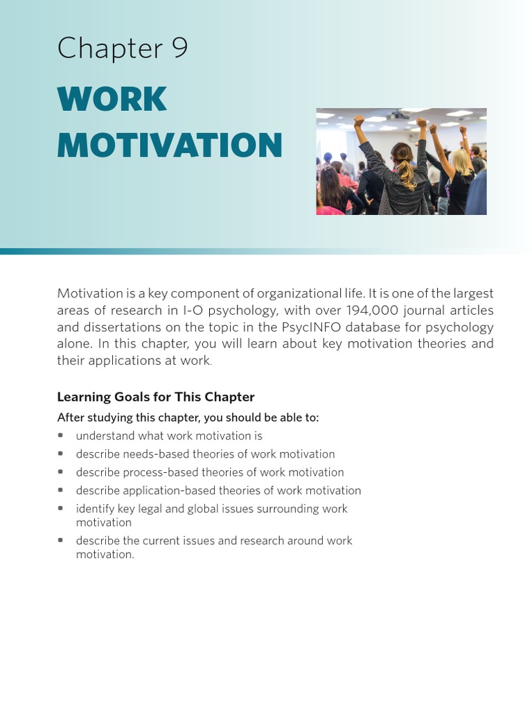 Truxillo, Bauer, & Erdogan, 2021, 321-360 | PDF | Motivational | Motivation
