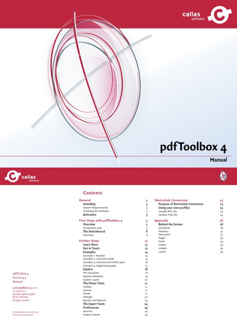 Callas PDF Toolbox 4 Manual en | PDF | Microsoft Windows | Graphic Design