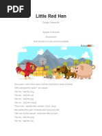 The Little Red Hen | PDF