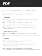 1001fonts Sweet Cherry Free Eula | PDF | Typefaces | Intellectual Works