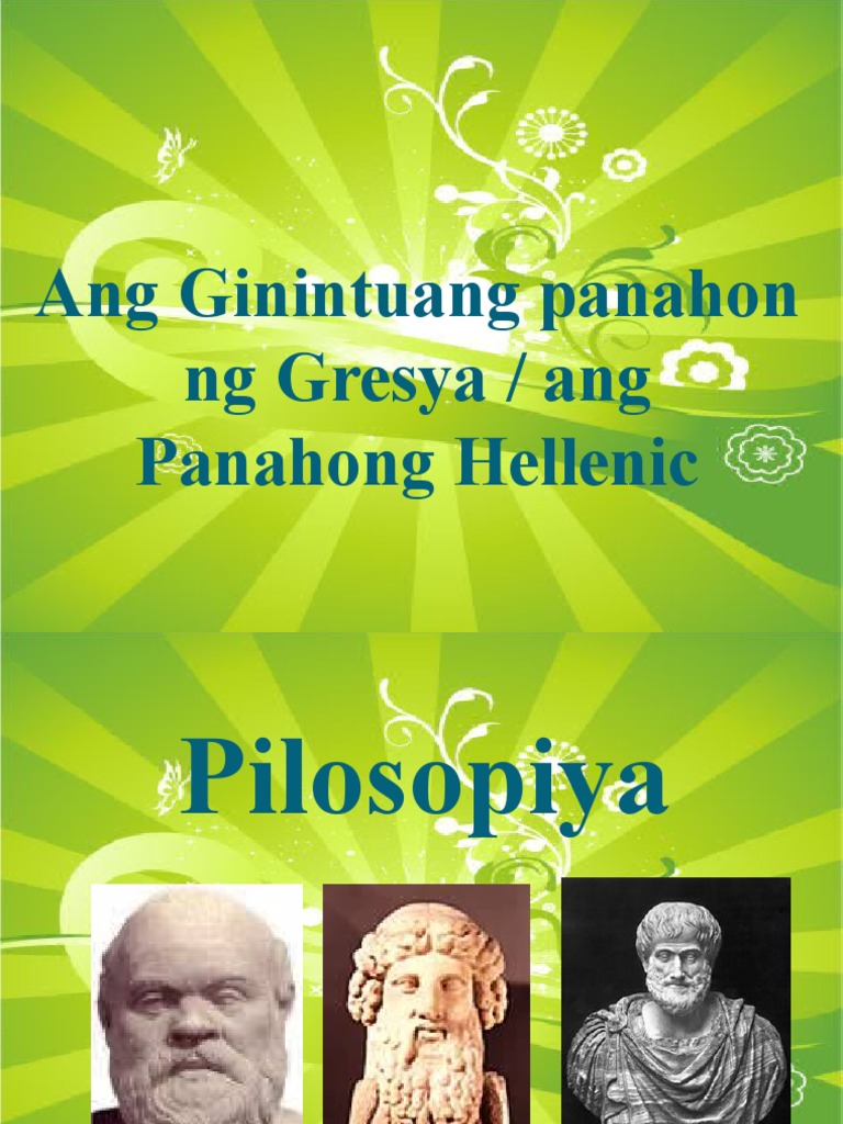 Ang Ginintuang Panahon NG Gresya | PDF