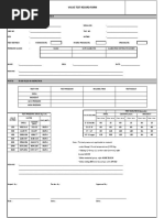 Pressure Test Report - Sample | PDF