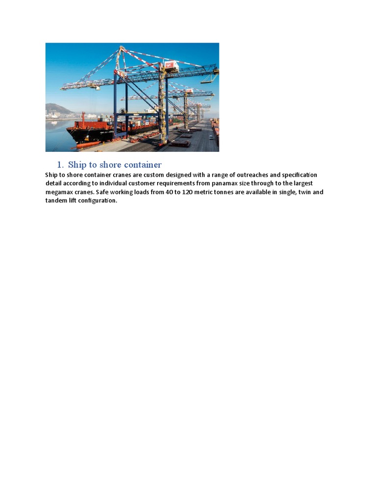 Tugas Alat Angkat Pelabuhan | PDF | Crane (Machine) | Transport