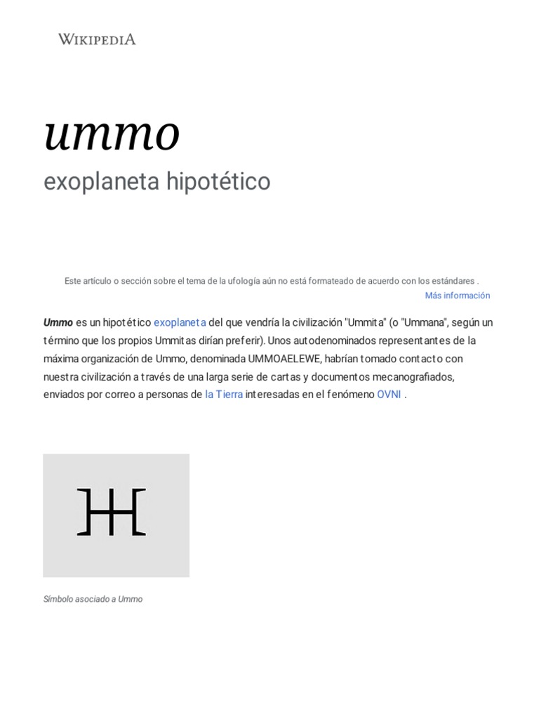 La Historia de Ummo | PDF | Astronomía