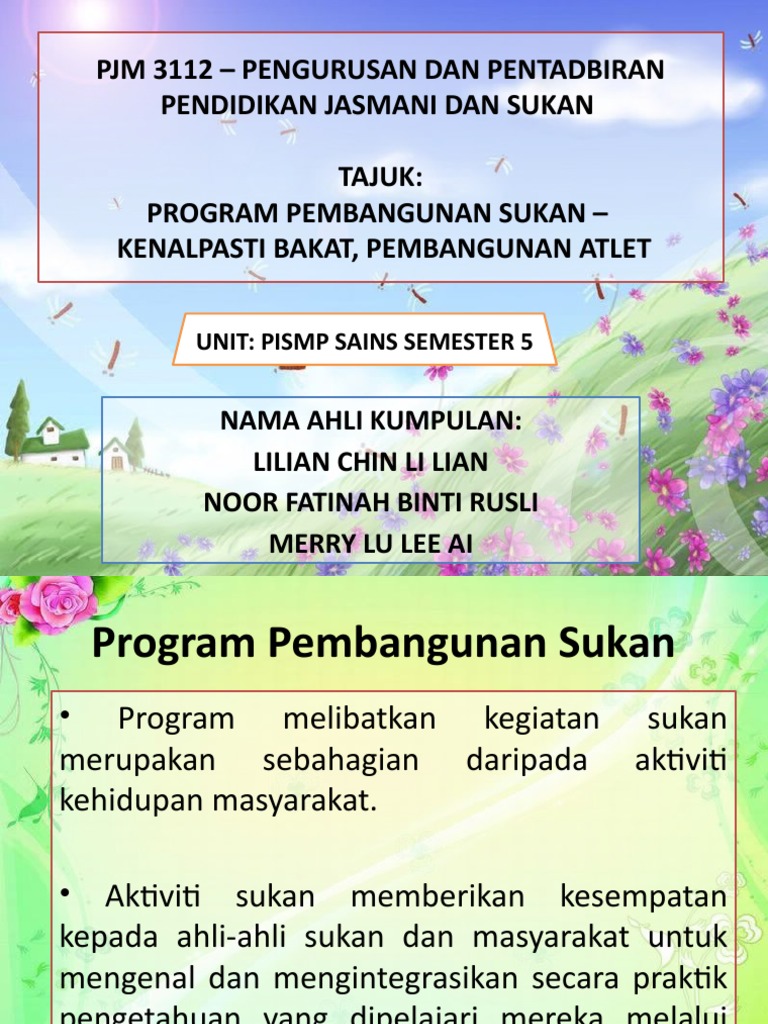 Program Pembangunan Sukan PJM Tutorial | PDF