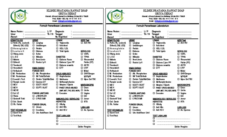 Klinik Pratama Rawat Inap Griya Sehat Klinik Pratama Rawat Inap Griya ...