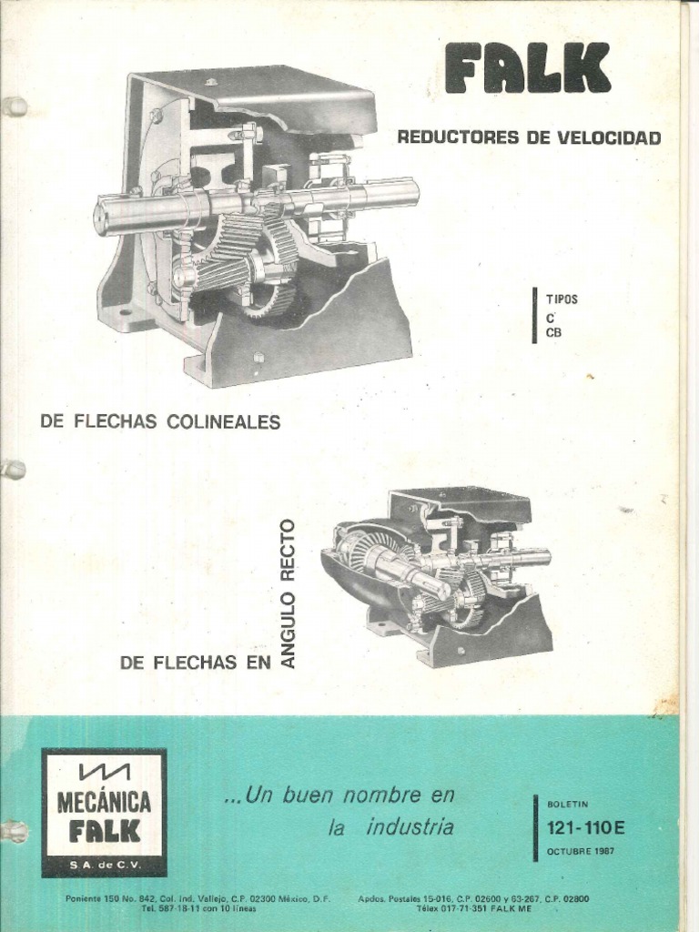 Falk Reductores de Velocidad | PDF