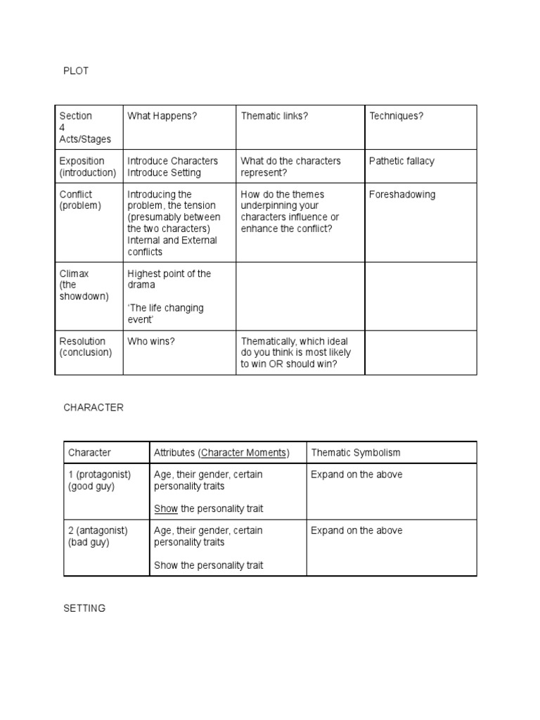 Story Structure Analysis Guide | PDF