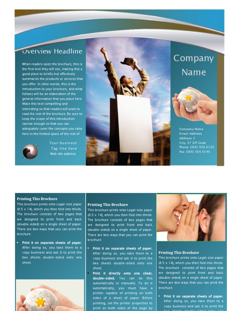 Free Brochure Template | Download Free PDF | Paper | Software