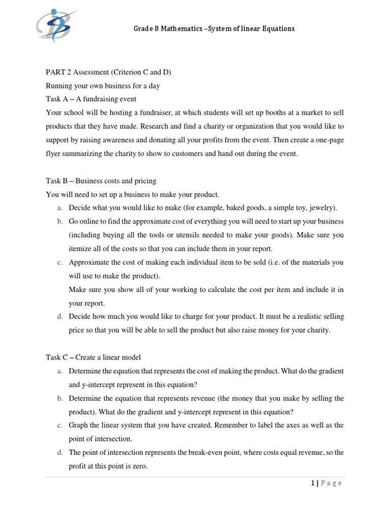G8 Simultaneous Equations PART 2 | PDF | Mathematics | Business