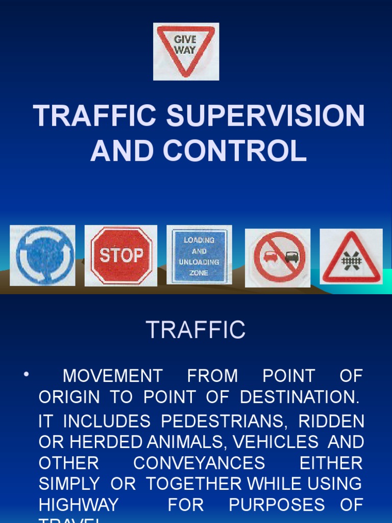 Traffic Supervision and Control 43 | PDF | Traffic | Intersection (Road)