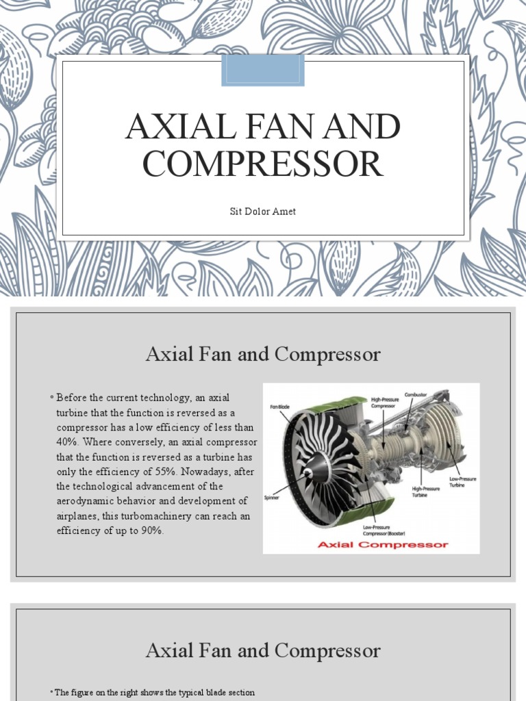 Axial Flow Compressor Efficiency Insights | PDF