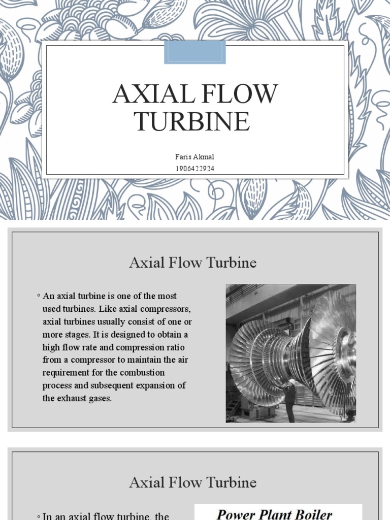 Axial Flow Turbine | PDF
