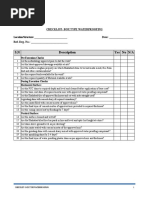 Check List For Grouting Work: Material Checking | PDF
