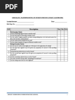 Checklist-Block Masonry Work: Pre Block Masonary Checks | PDF