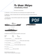 Irregular Verb Battleship (Present Tense) | PDF