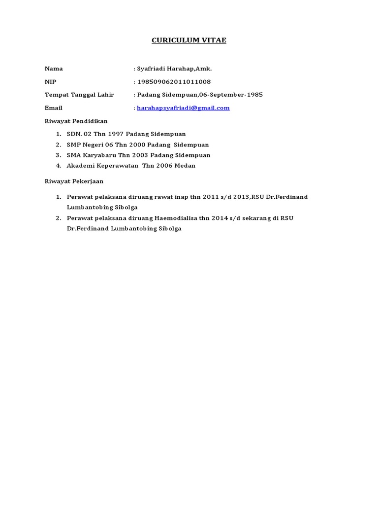 Profil Profesional Medis RSU Sibolga | PDF | Kesehatan Holistik | Gaya ...