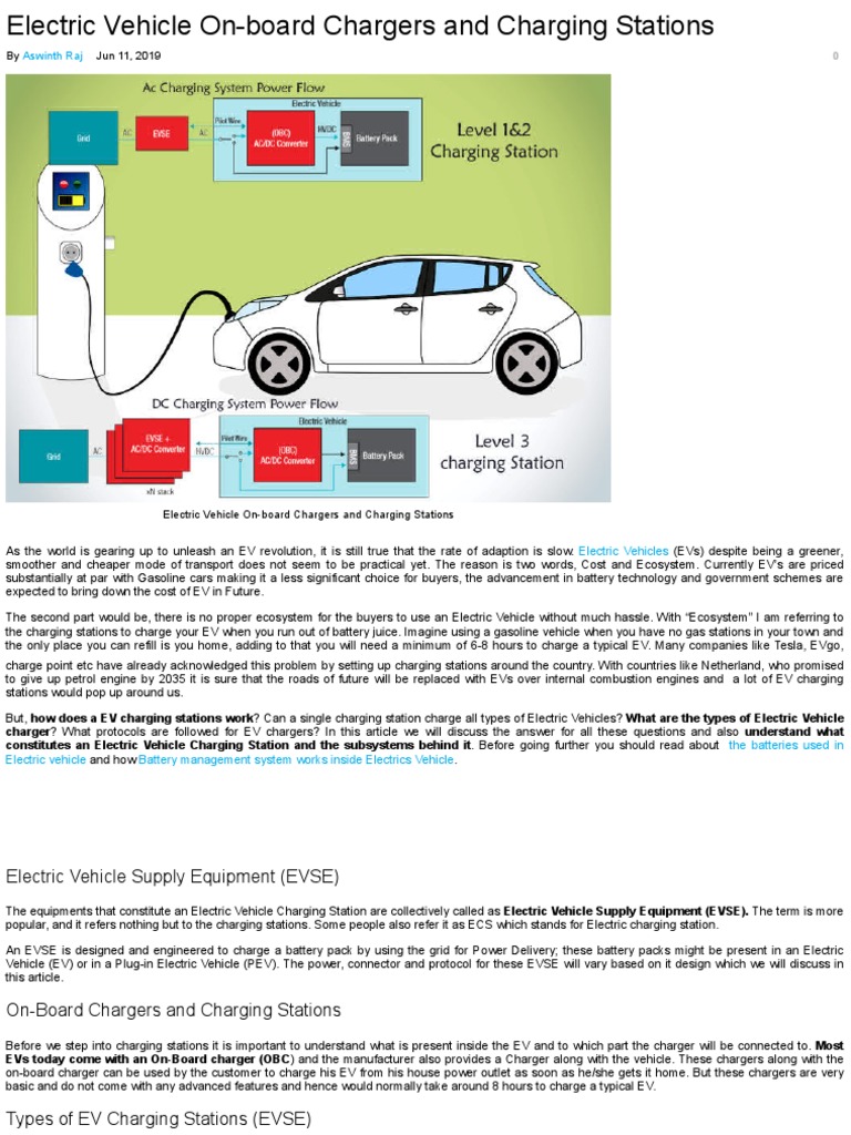 Electric Vehicle On-Board Chargers and Charging Stations | PDF ...