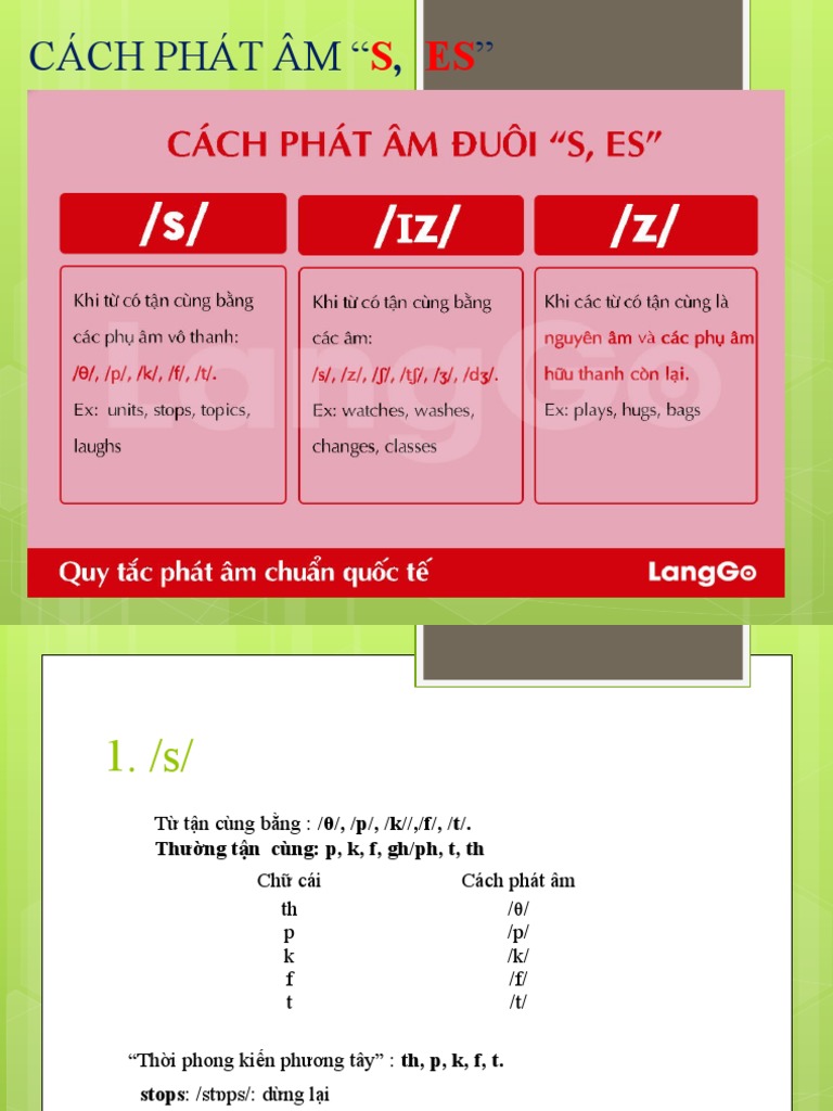 Pronunciation S.es | PDF