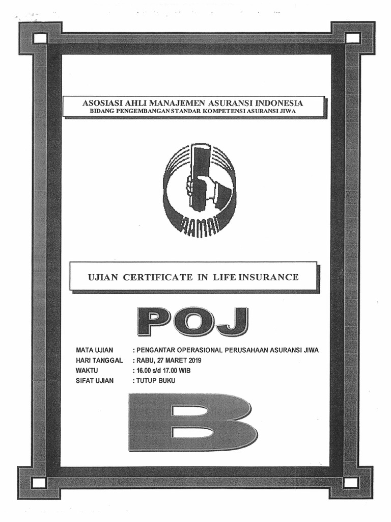Aamai - Poj Soal Maret 2019 | PDF