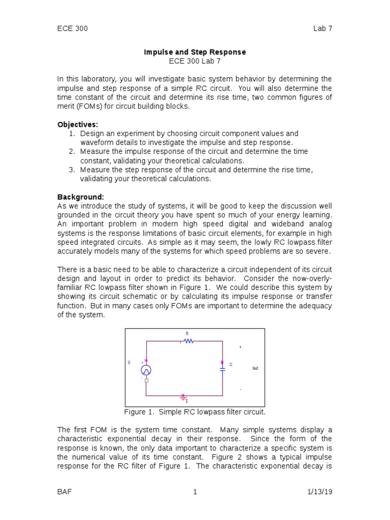 Impulse and Step Response | PDF | Computing | Computer Engineering