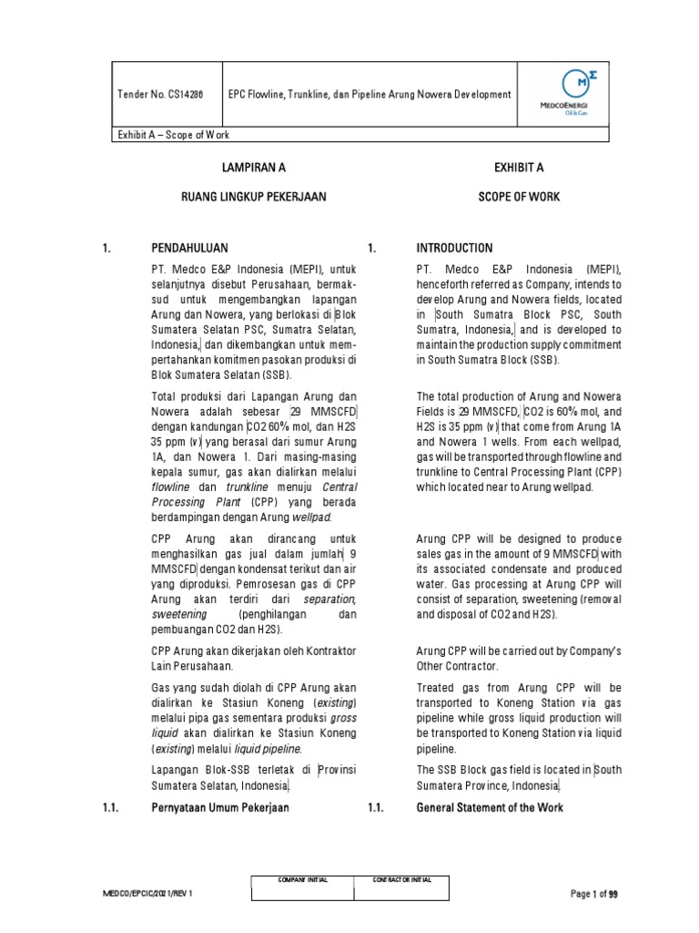 Exhibit A - Scope of Work - Rev Final - 210908 | PDF