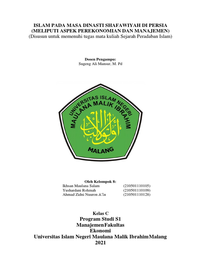 Sejarah Dinasti Safawiyah di Persia | PDF | Agama & Spiritualitas